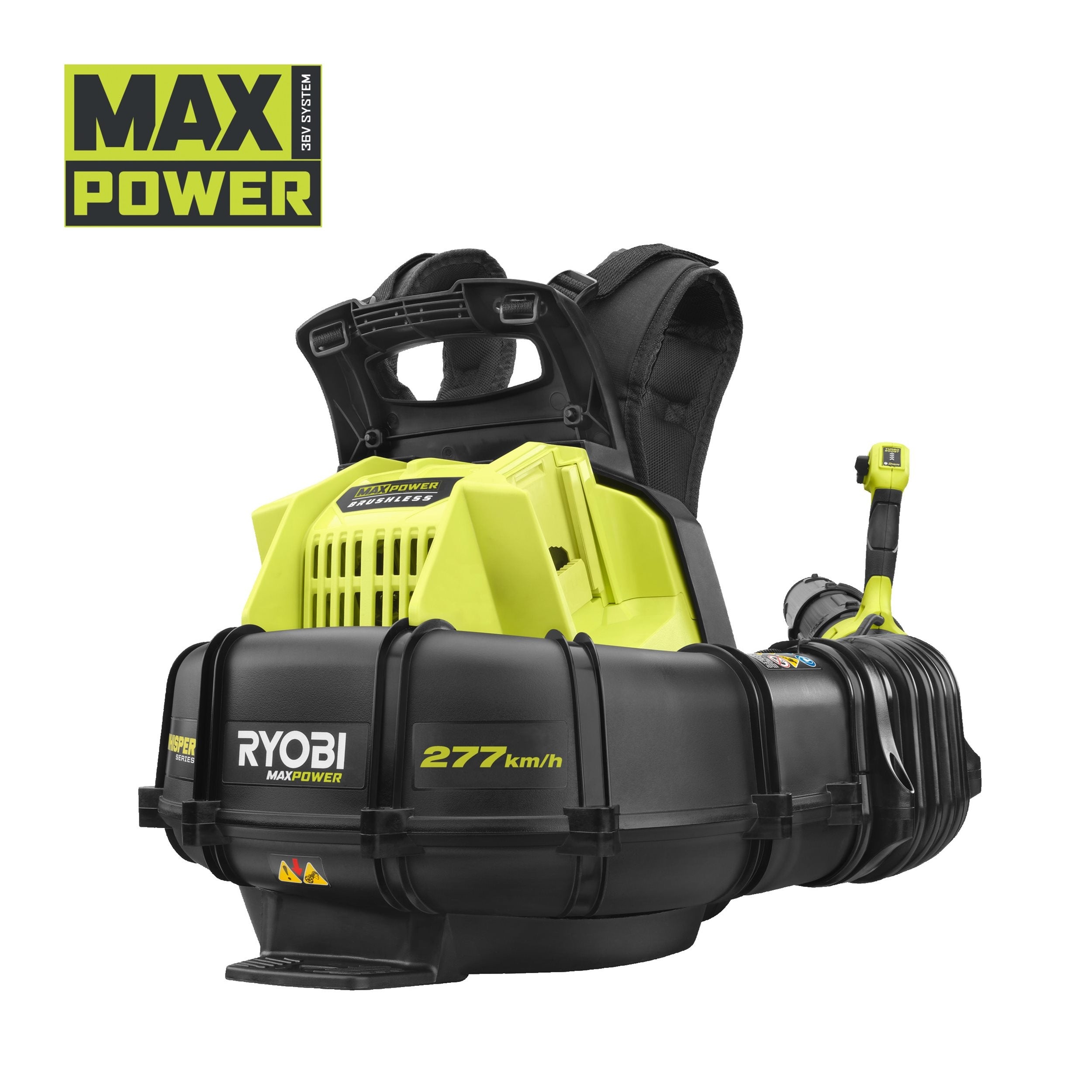 Ryobi RY36BPXB 36V MAX POWER Whisper Backpack Blower (Bare Tool) – GED ...