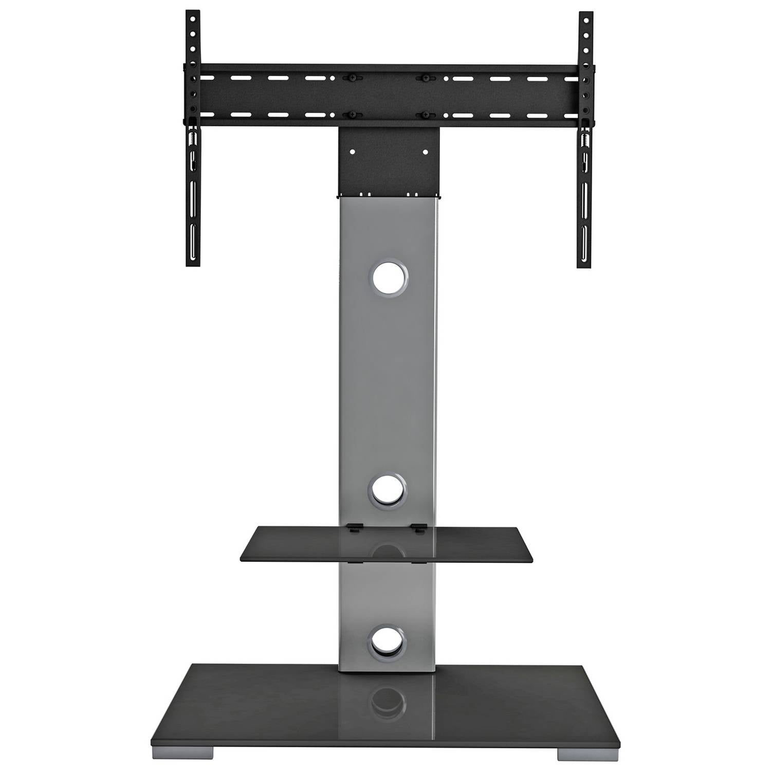 AVF Column Mount Up to 65 Inch TV Stand - Silver – GED Outlet
