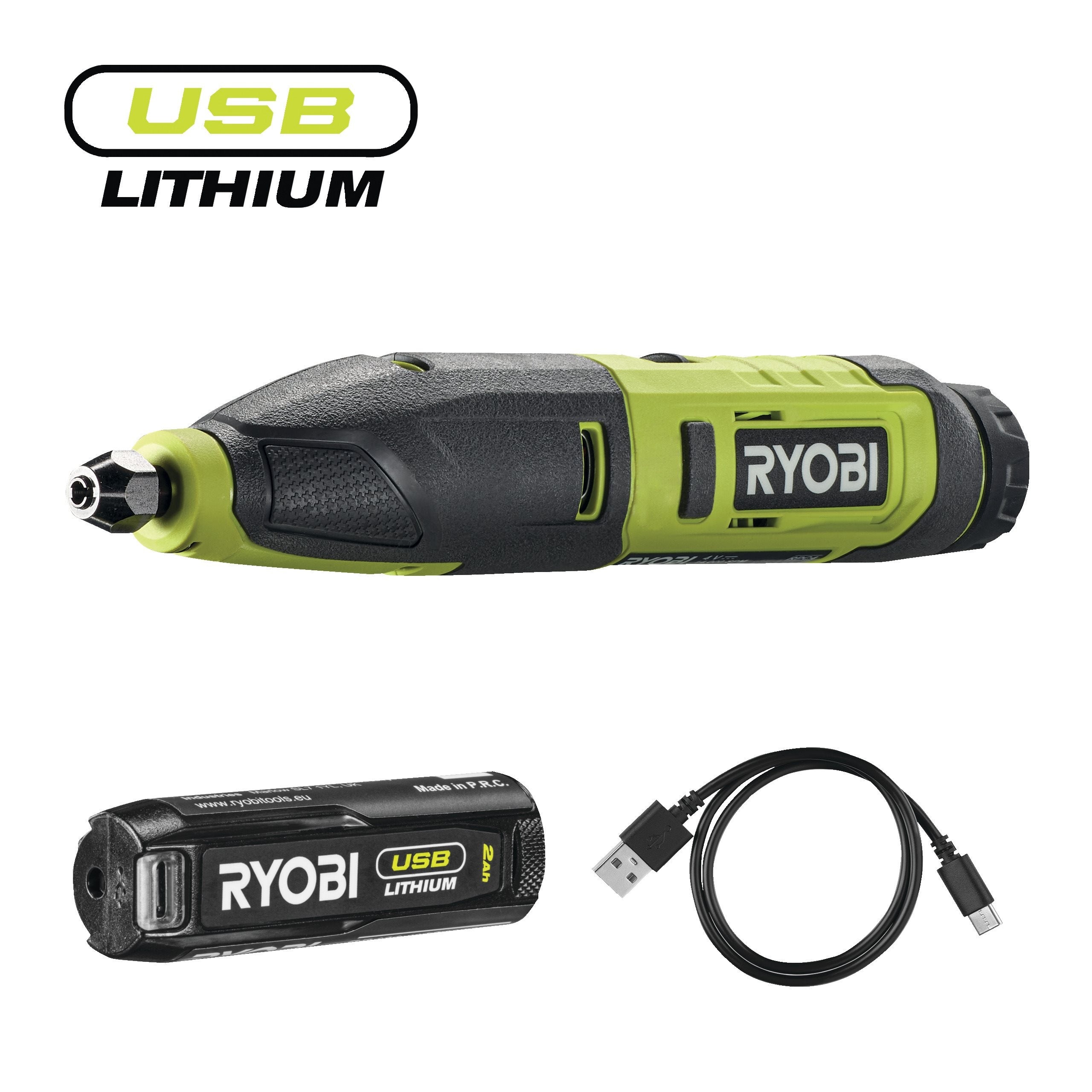 Ryobi 4V RPC4-120G Cordless Power Carver Tool (1 x 4V 2.0Ah) – GED Outlet