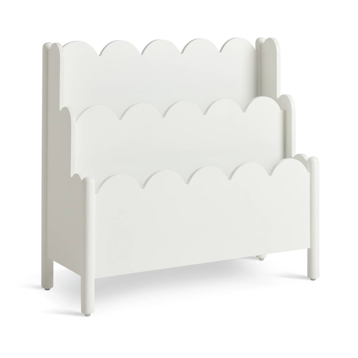 Habitat Kids Scalloped Bookcase - White – GED Outlet