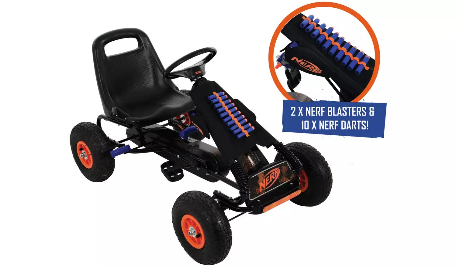 Nerf Blaster Go Kart with Blaster and Dart – GED Outlet