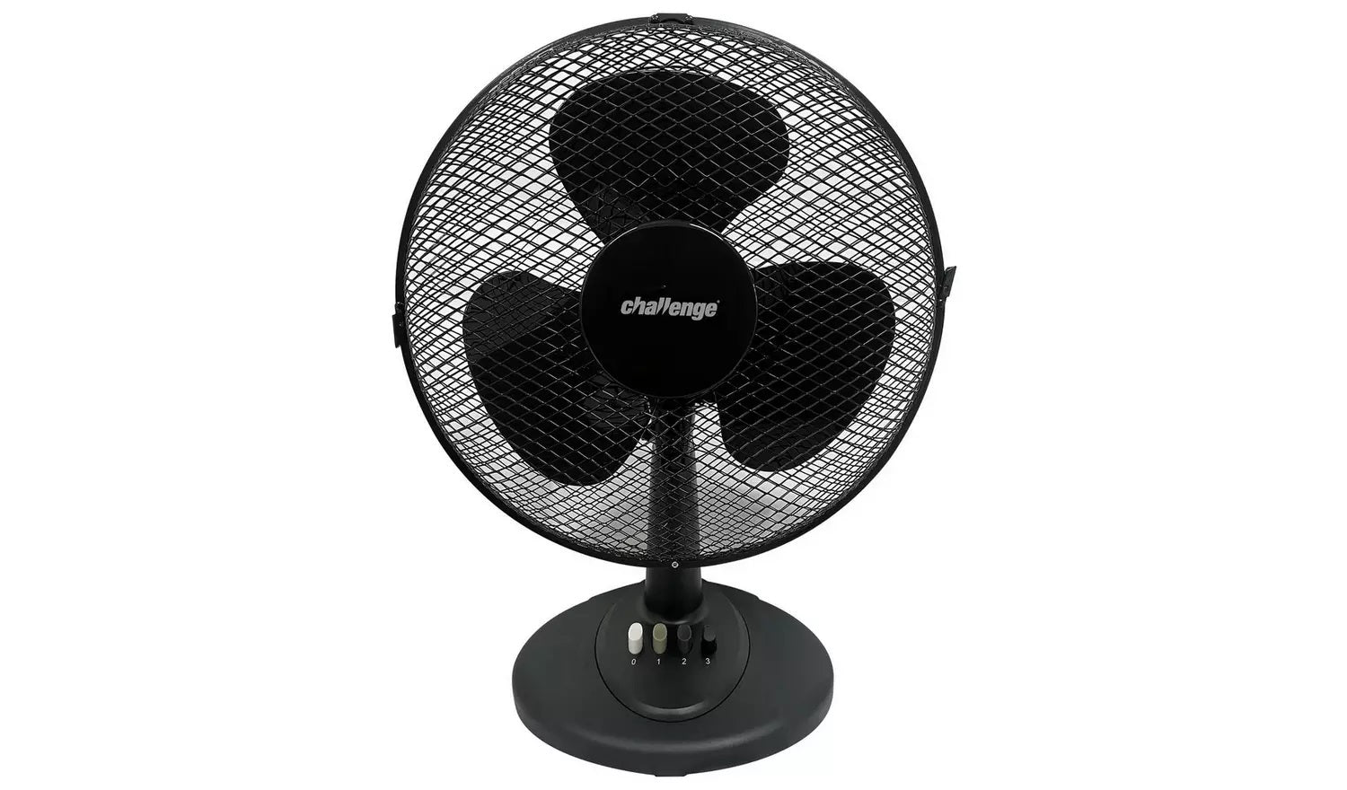 Challenge 12 Inch Oscillating Desk Fan - Black – GED Outlet