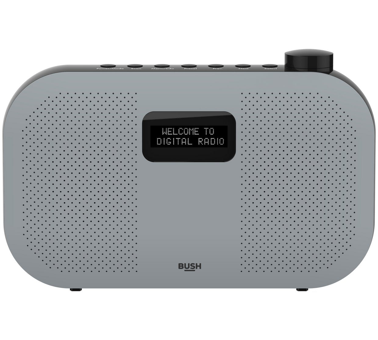 Bush Portable Stereo DAB Radio - Grey – GED Outlet