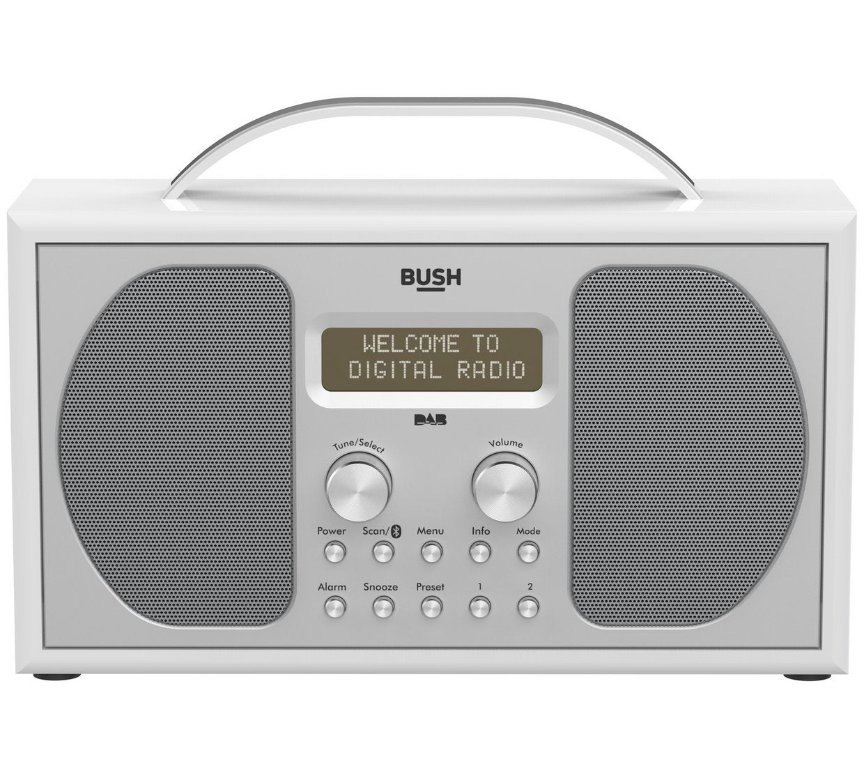 Bush Stereo Bluetooth DAB Radio - Piano Gloss White – GED Outlet